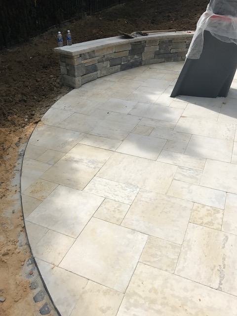 New Pool Deck Installation with Limestone - BuildRite LLC Remodeling ...
